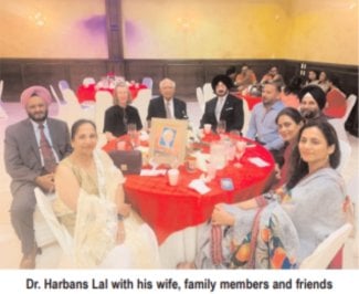 Lifetime Achievement Award bestowed on Dr. Harbans Lal | SikhNet